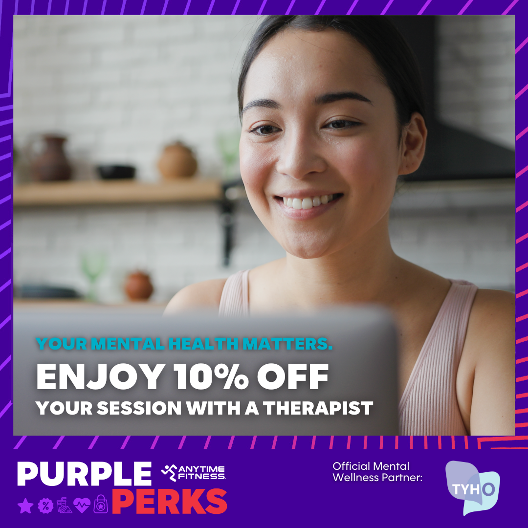 Anytime Fitness Purple Perks - Talk Your Heart Out