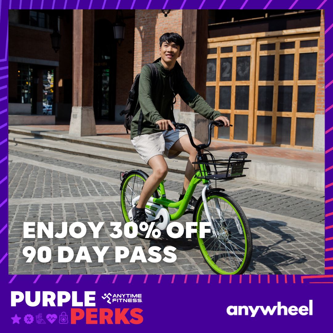 Anytime Fitness Purple Perks - Anywheel
